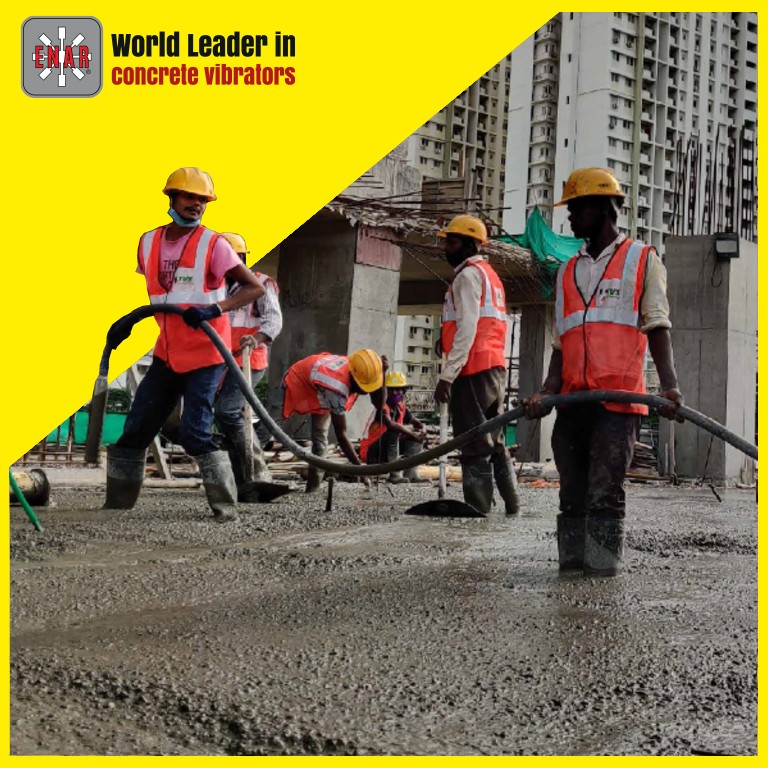 How do vibrators work to achieve a correct concrete compaction?