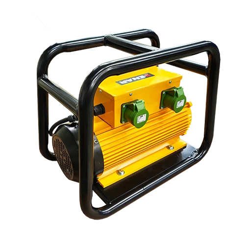 Convertidor eléctrico Tubular con Jaula para vibradores de hormigón.